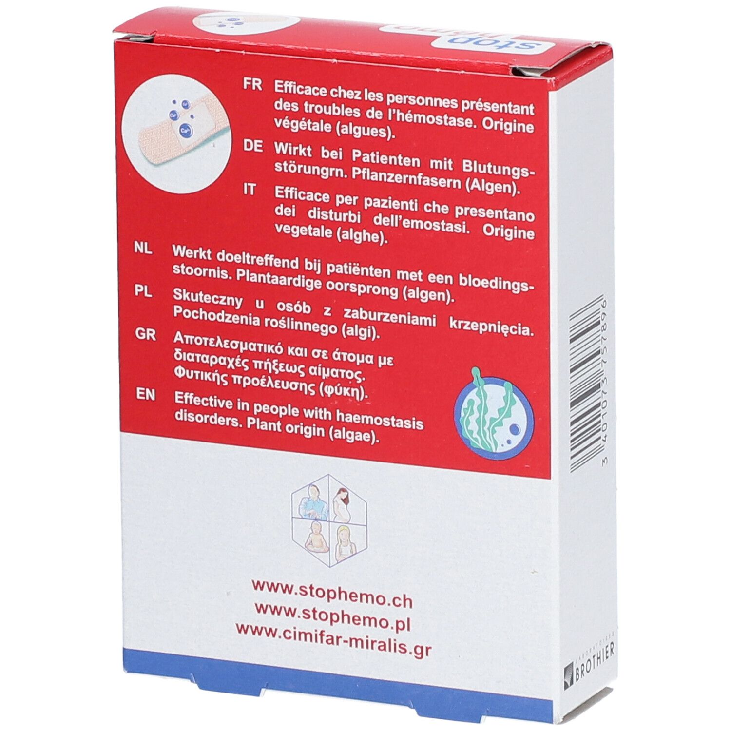 STOP HEMO Steriles Hämostat-Pflaster 12 St - Shop Apotheke