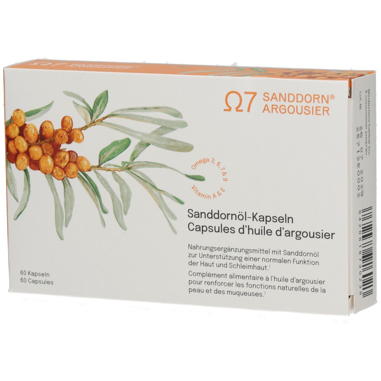 Sanddorn Argousier Omega 7 60 St - Shop Apotheke
