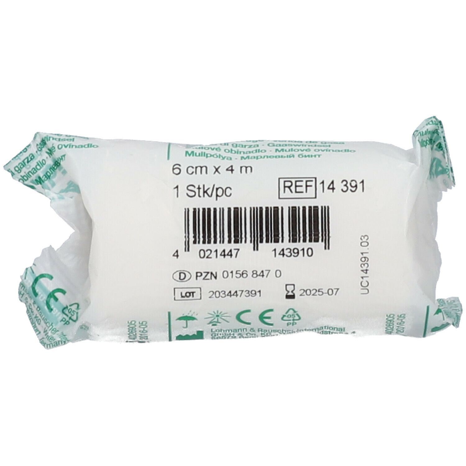 Geka® Mullbinde 6 cm x 4 m 1 St - Shop Apotheke