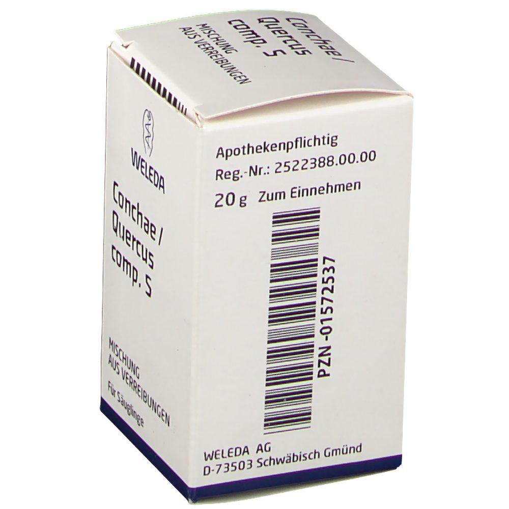Weleda Conchae/Quercus Comp. Comp. S Trituration 20 g - Shop Apotheke