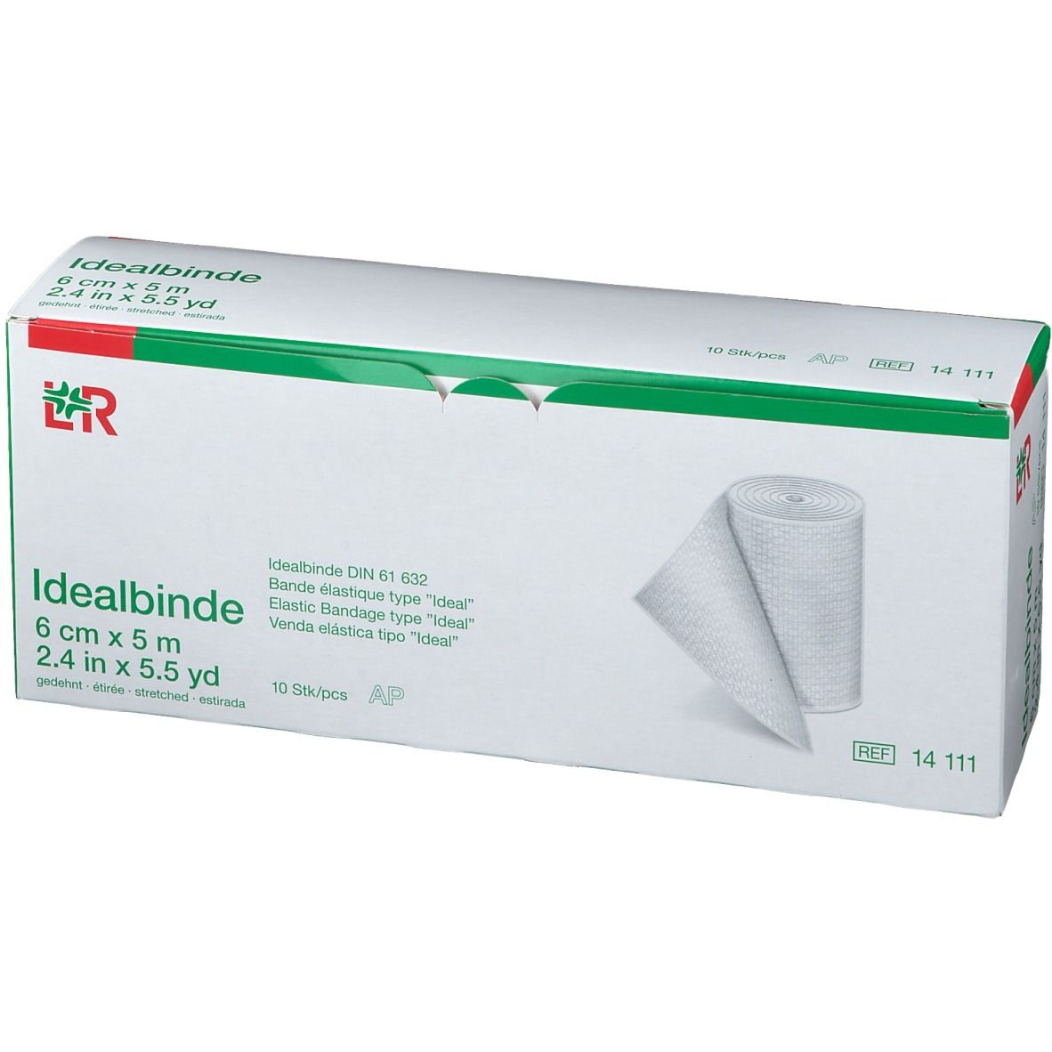 Lohmann & Rauscher Idealbinde DIN 10 Stück 6 cm x 5 m 10 St - Shop Apotheke