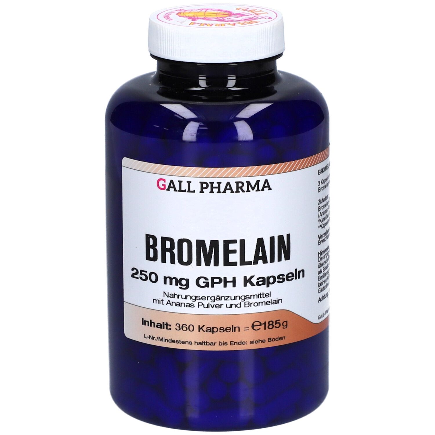 Bromelain 250 mg GPH Kapseln 360 St - Shop Apotheke