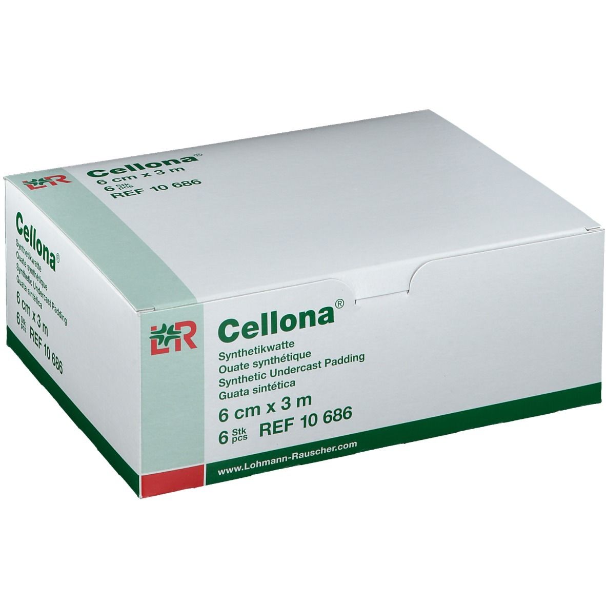 Cellona® Synthetikwatte 6 cm x 3 m 6 St - Shop Apotheke