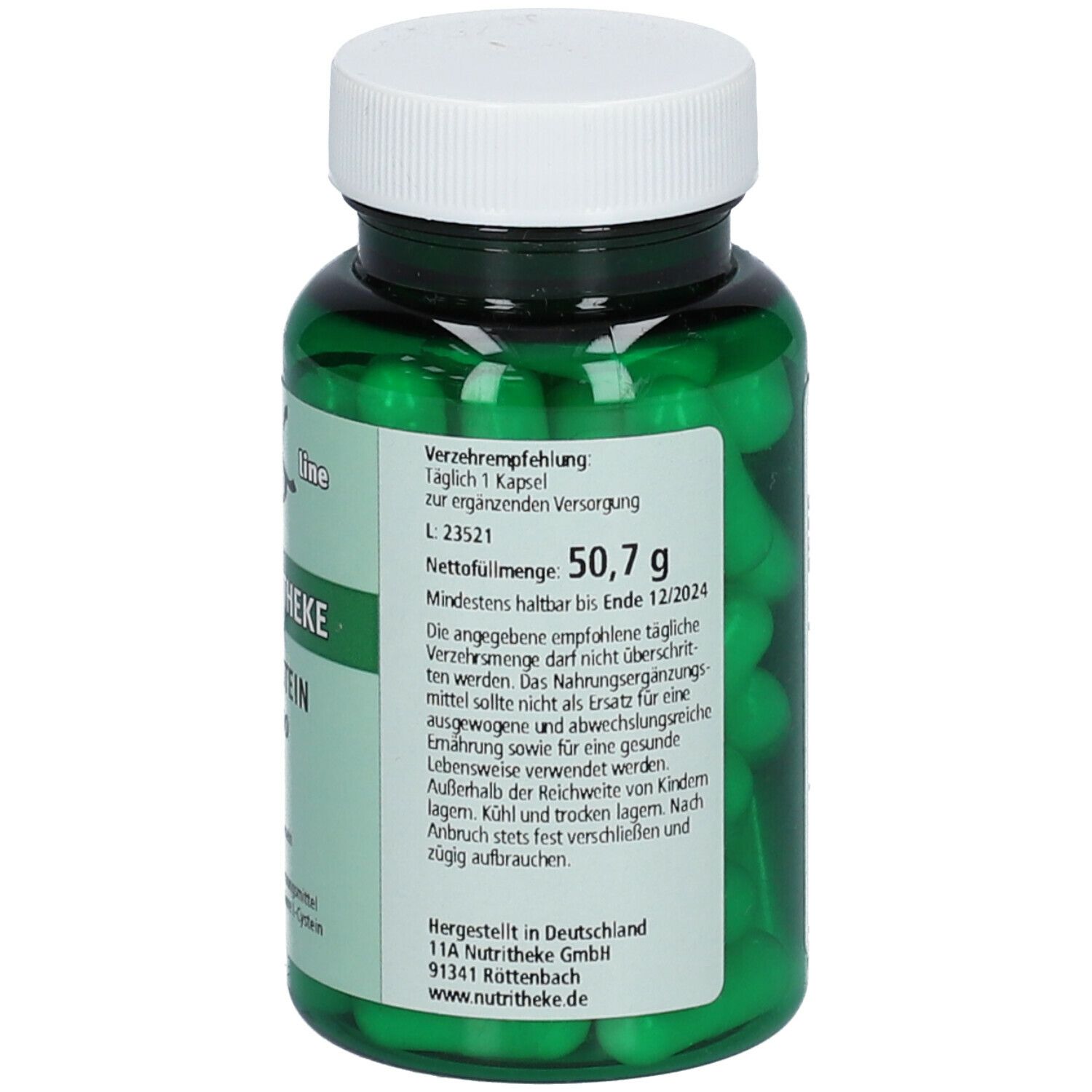 green line NUTRITHEKE L-Cystein 500 60 St - Shop Apotheke