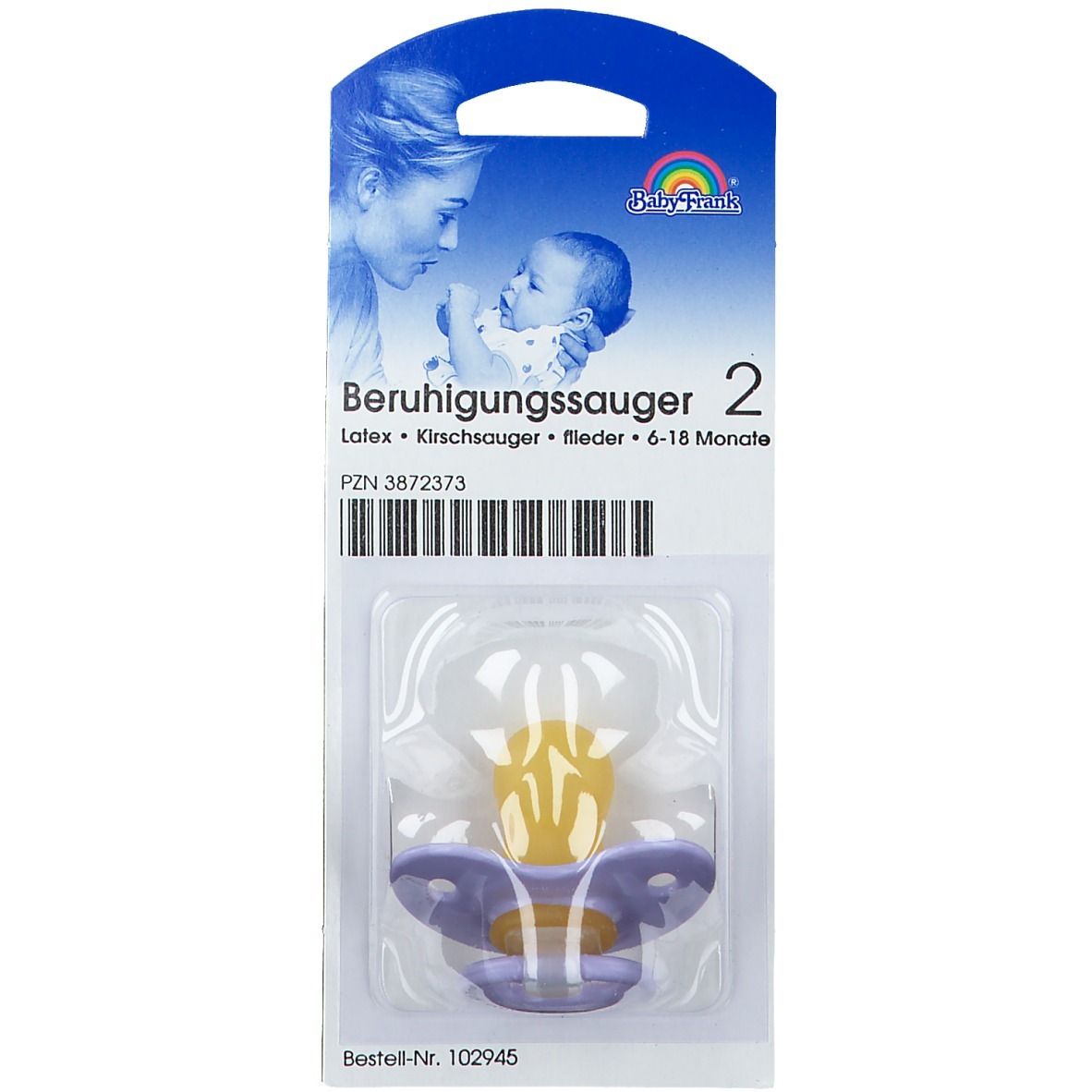 Baby Frank Beruhigungssauger 2 6-18 Monate 1 St - Shop Apotheke
