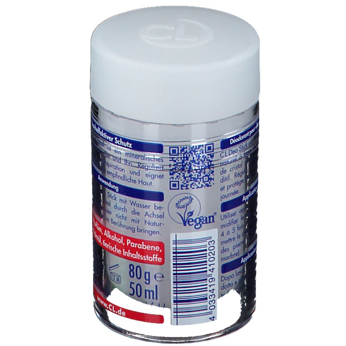 CL Kristall Mineral Stick mein Deo mini extra sensitive 80 g - Shop ...