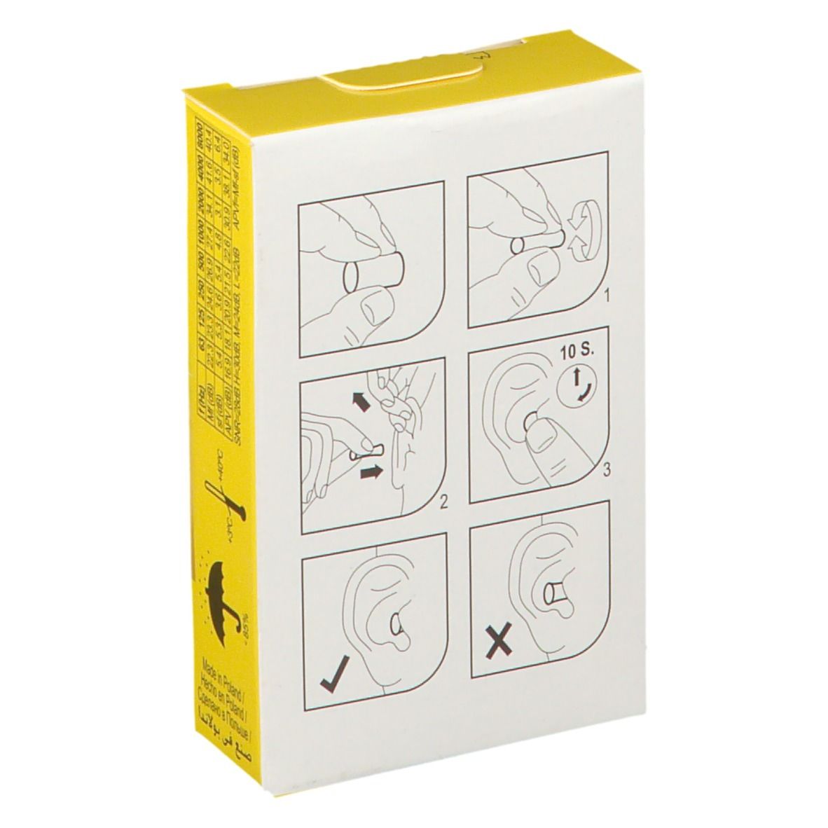 3M ™ E-A-R™ Classic™ II vorzuformende Gehörschutzstöpsel 10 St - Shop ...