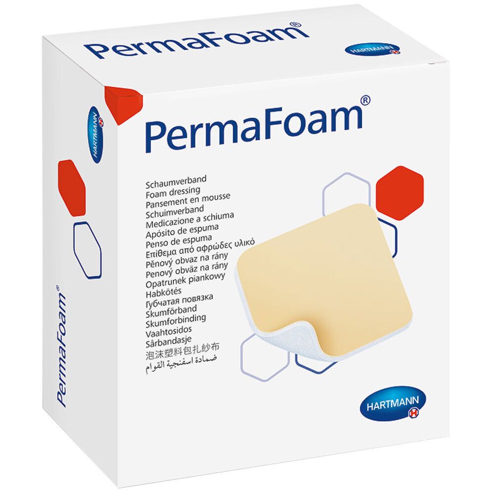 PermaFoam® comfort Schaumverband 10 x 20 cm 5 St - Shop Apotheke
