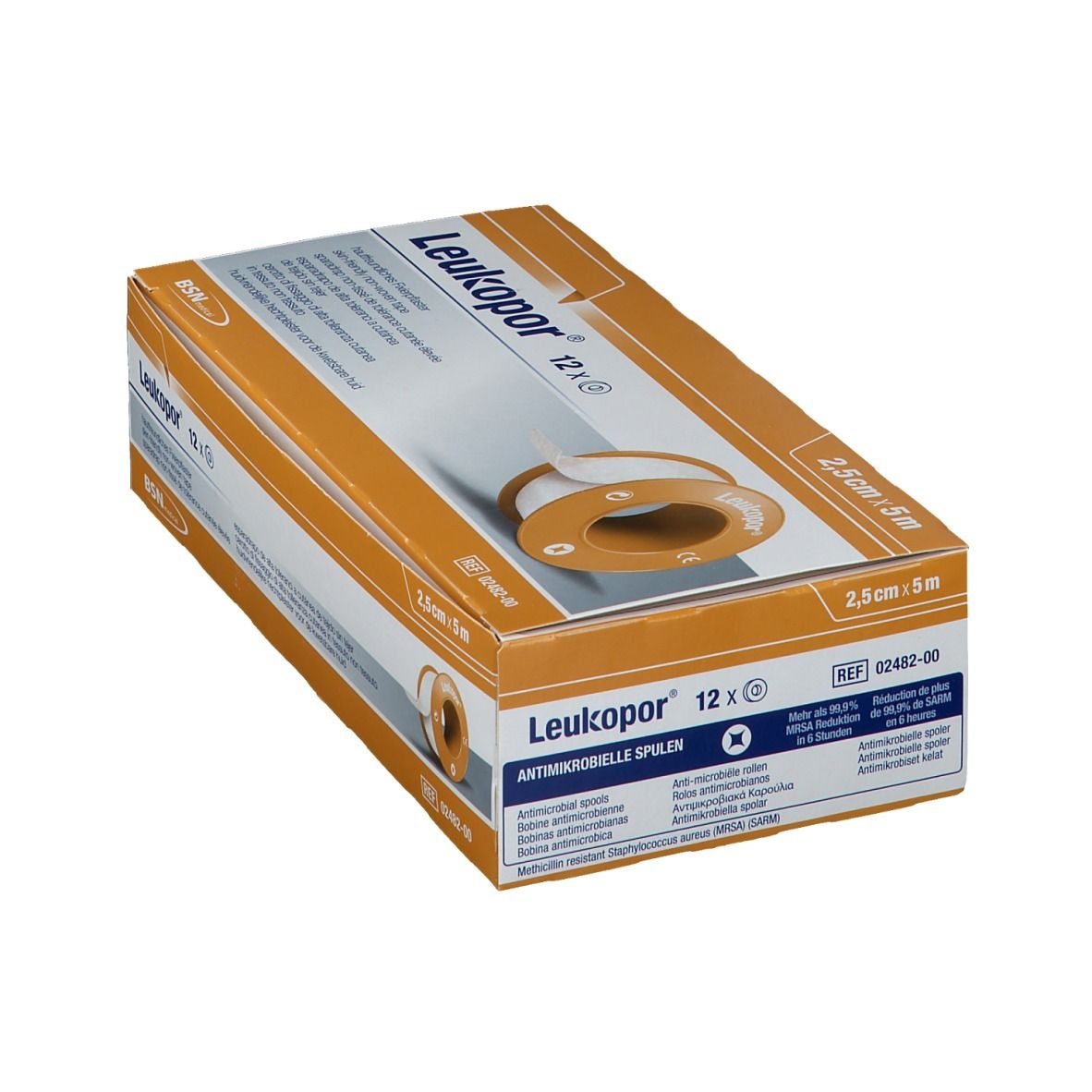 Leukopor® 2,5 cm x 5 m 12 St - Shop Apotheke