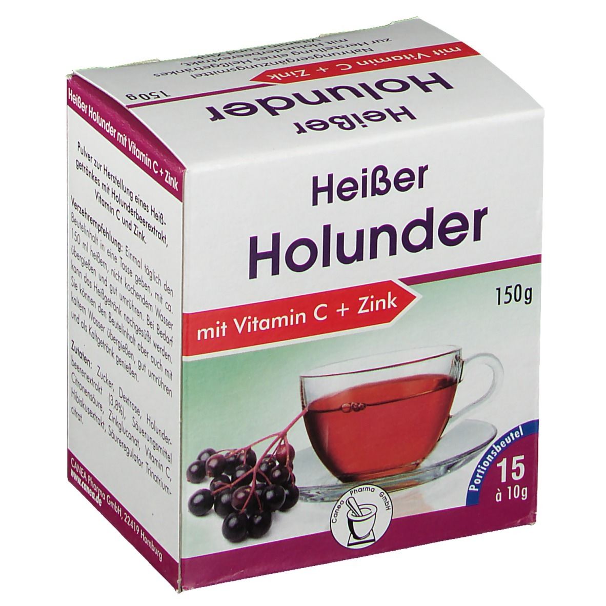 Heisser Holunder + Vitamin C + Zink 15x10 g - Shop Apotheke