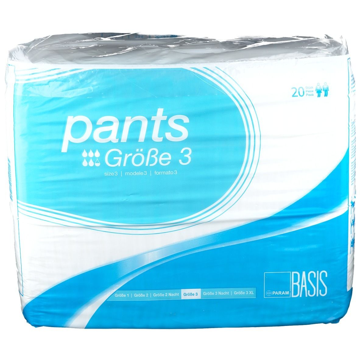 PARAM Pants Basis Größe 3 Tag 20 St - Shop Apotheke