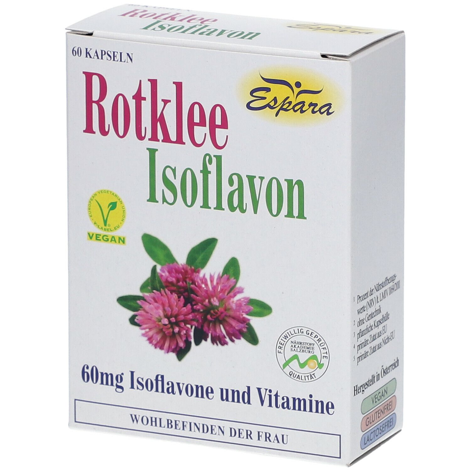 Rotklee Isoflavon 60 mg 60 St - Shop Apotheke