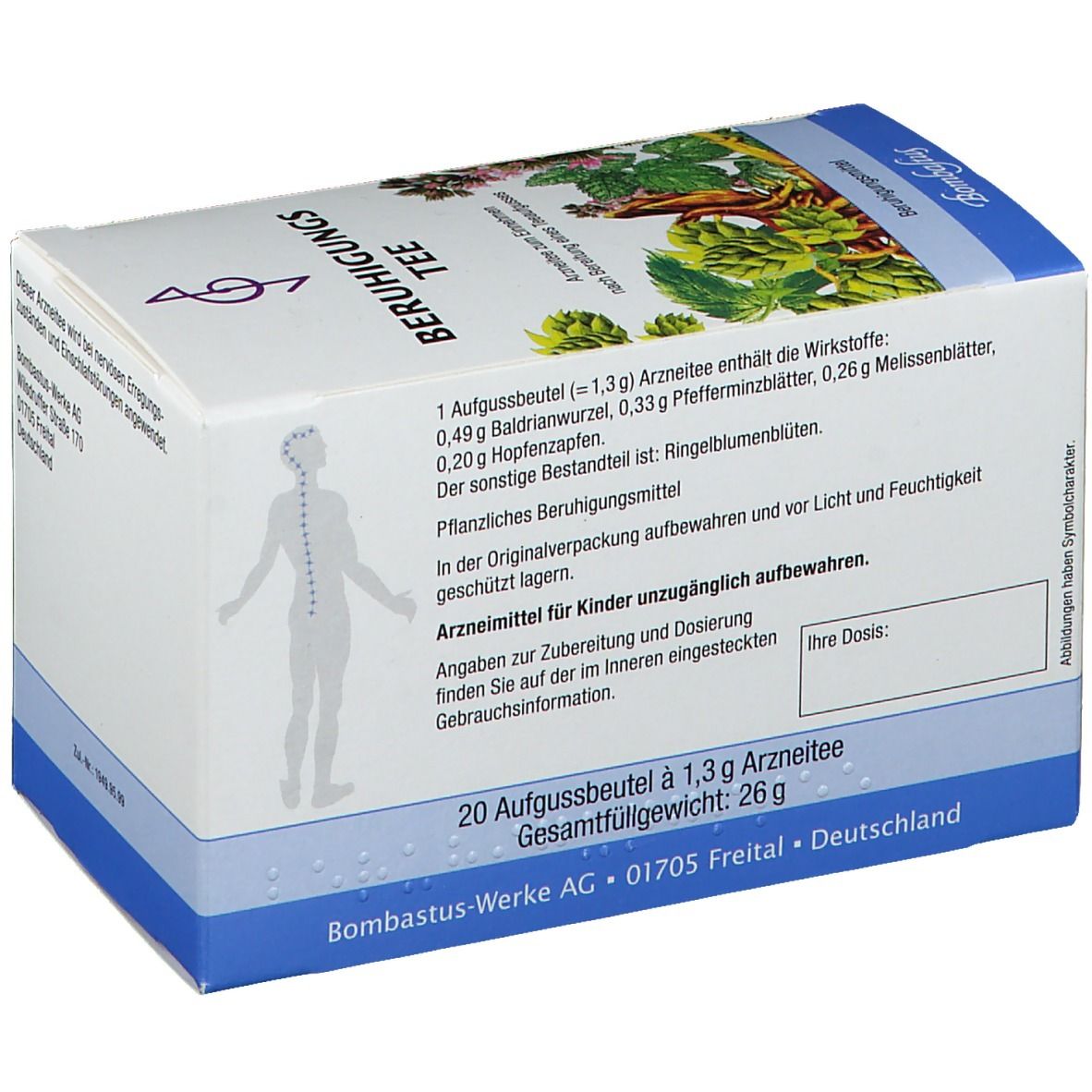 Bombastus Beruhigungstee 20x1,3 g - Shop Apotheke