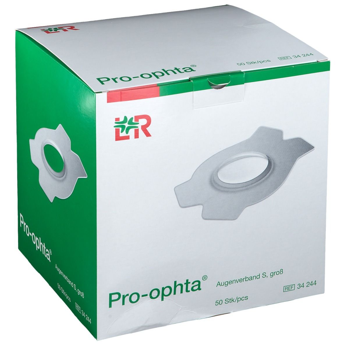 Pro-ophta® Augenverband S groß 50 St - Shop Apotheke
