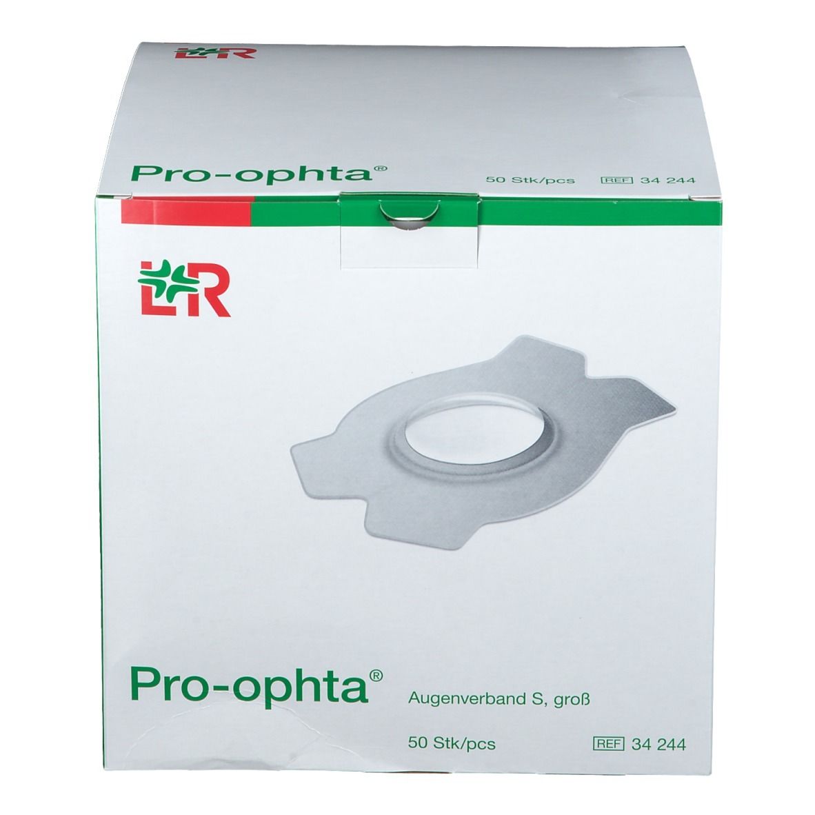 Pro-ophta® Augenverband S groß 50 St - Shop Apotheke