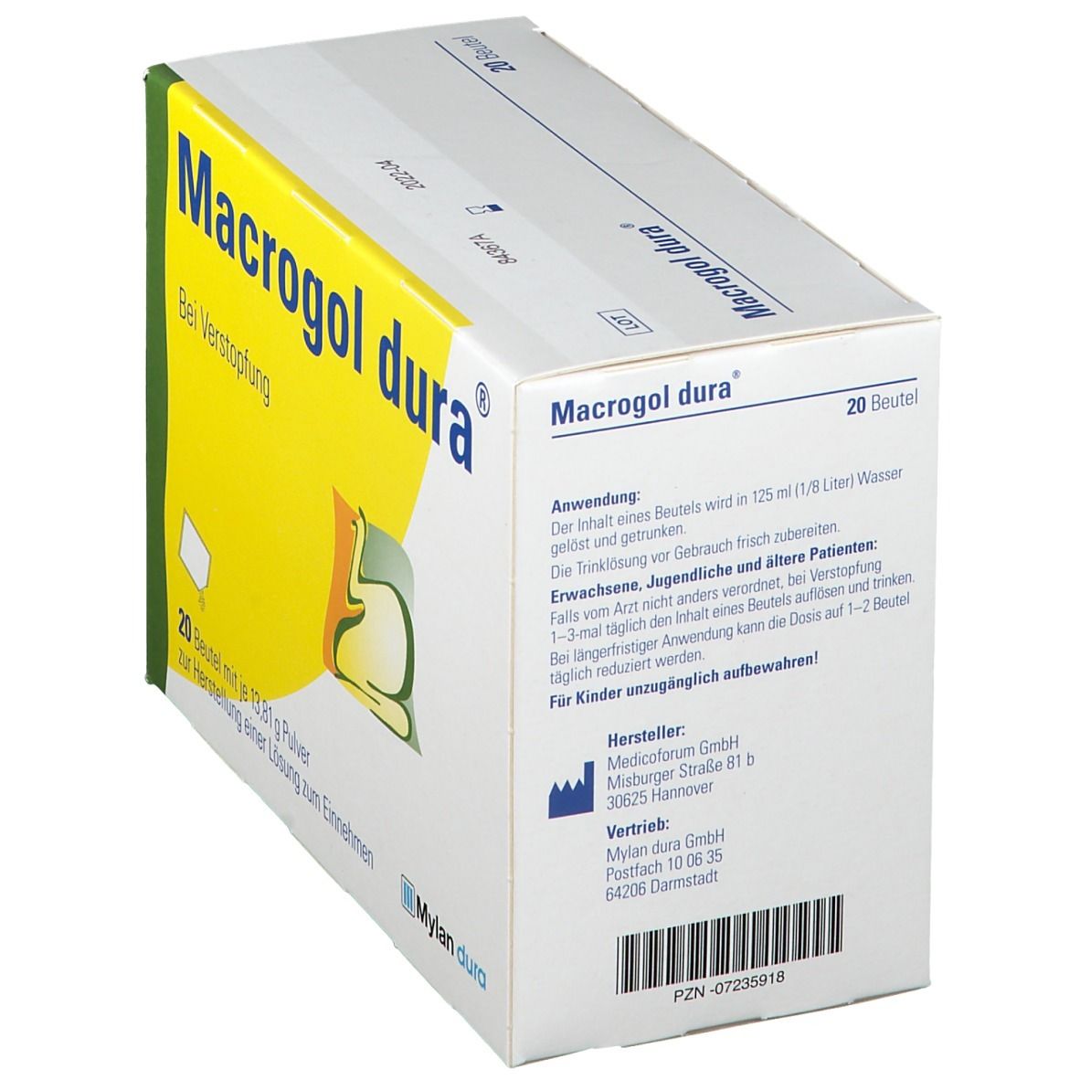 Macrogol dura® 20 St - Shop Apotheke