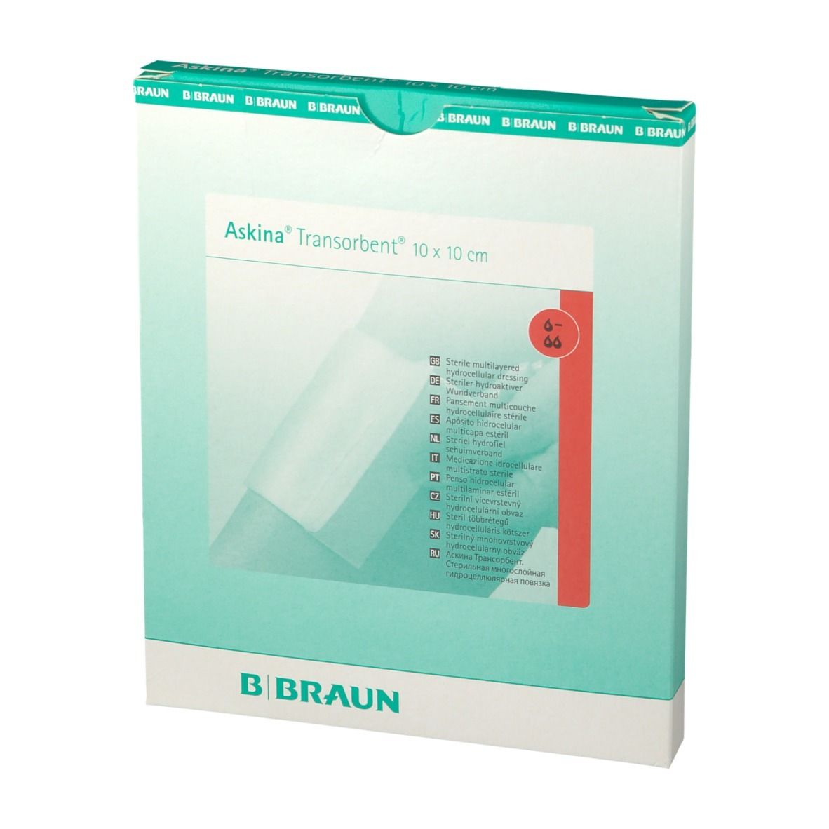 Askina® Transorbent 10 x 10 cm Schaumstoff Wundauflage 5 St - Shop Apotheke