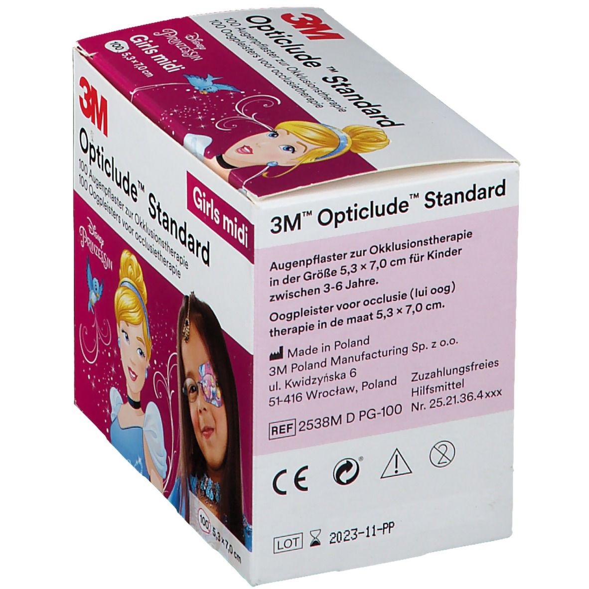 3M™ Opticlude™ Augenpflaster Standard 100 St - Shop Apotheke