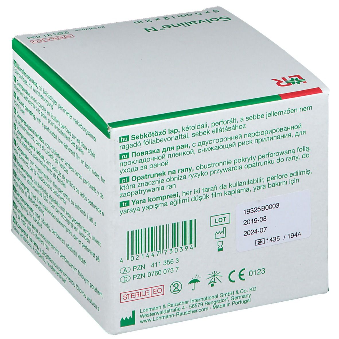 Solvaline® N Wundkompresse, verklebungsarm 25 St - Shop Apotheke