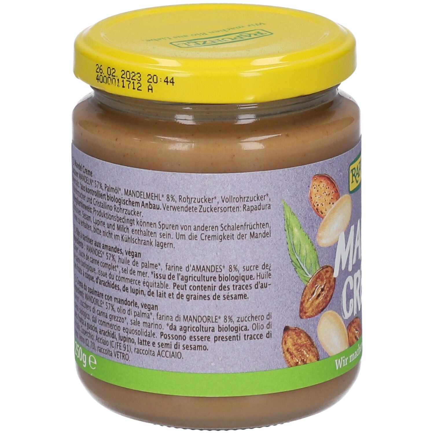 RAPUNZEL Bio Mandel Creme 250 g - Shop Apotheke
