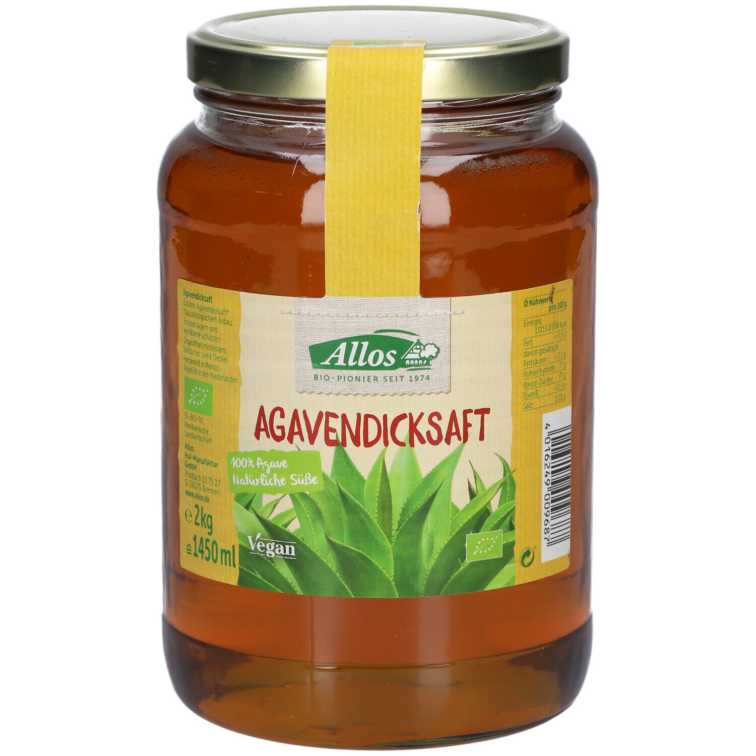 Allos Agavendicksaft 1450 ml - Shop Apotheke