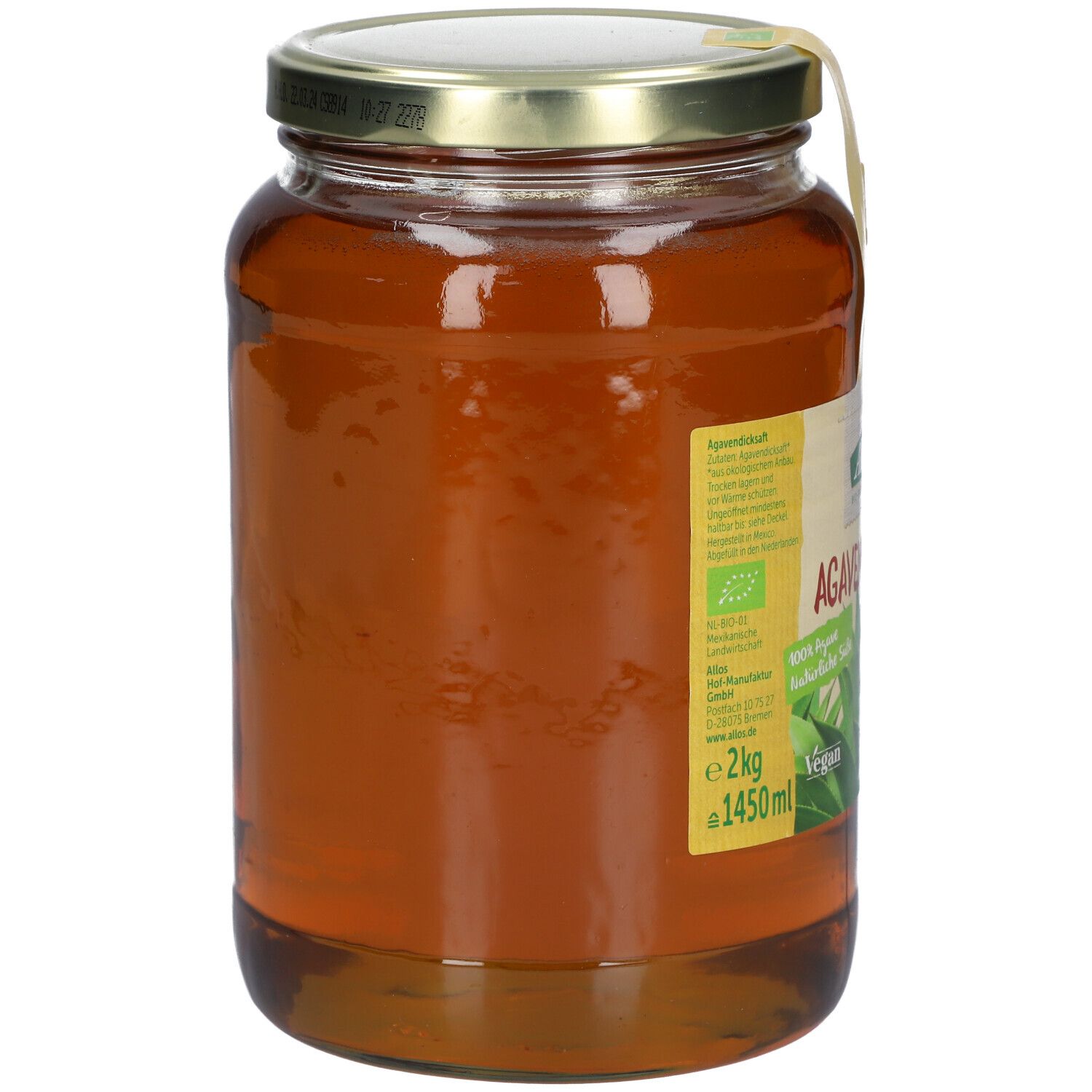 Allos Agavendicksaft 1450 ml - Shop Apotheke