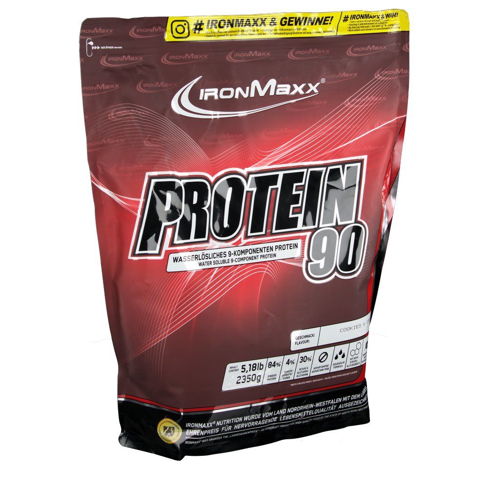 IronMaxx Protein 90, Cookies-Cream 2350 g - Shop Apotheke