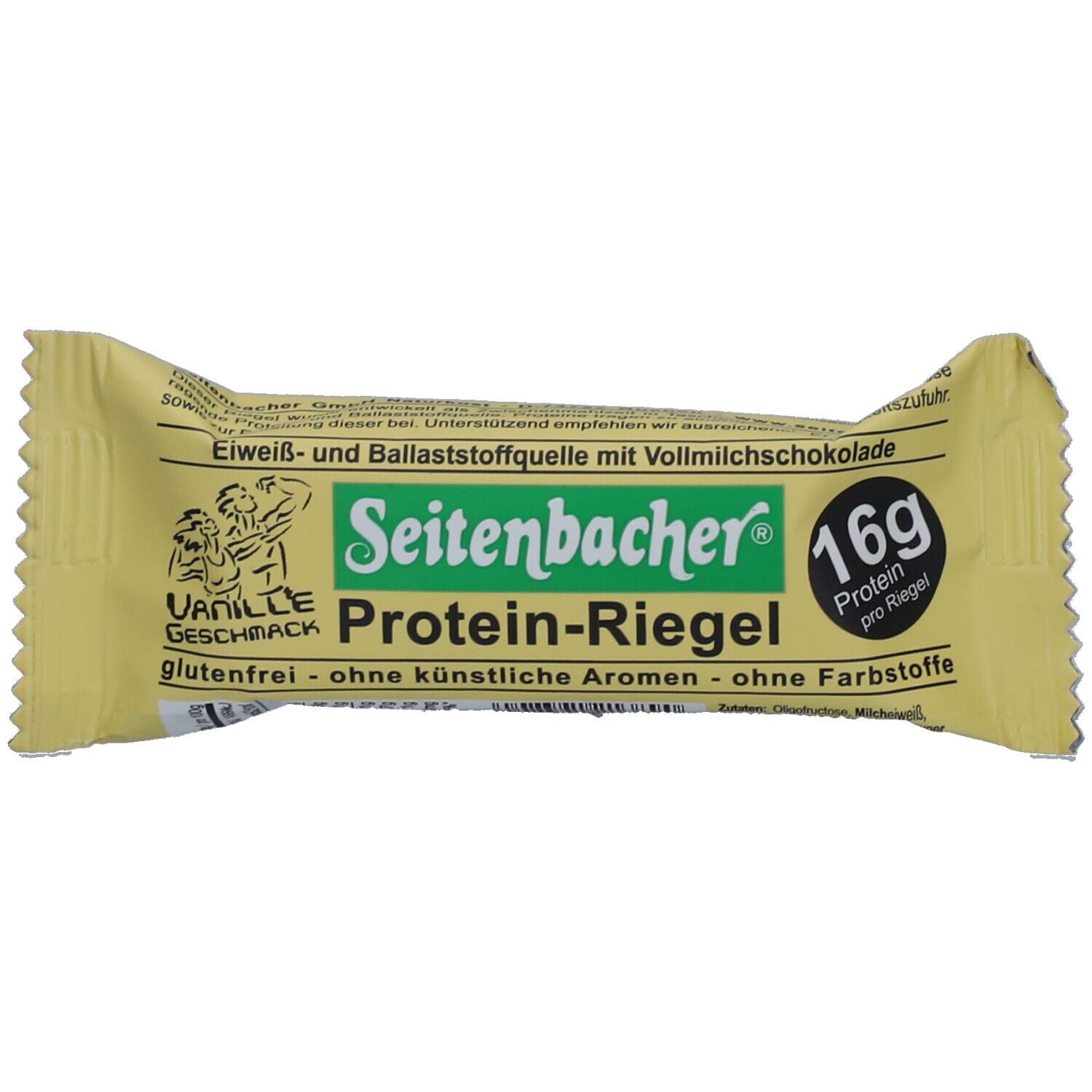 Seitenbacher® Protein-Riegel Vanille 60 g - Shop Apotheke
