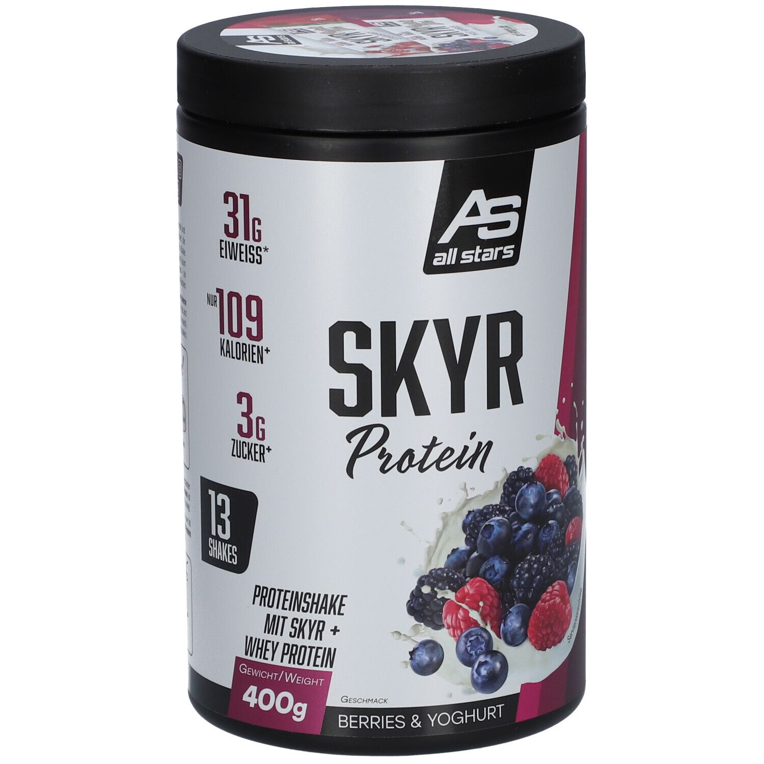 All Stars® Skyr Protein Berries & Yoghurt 400 g - Shop Apotheke