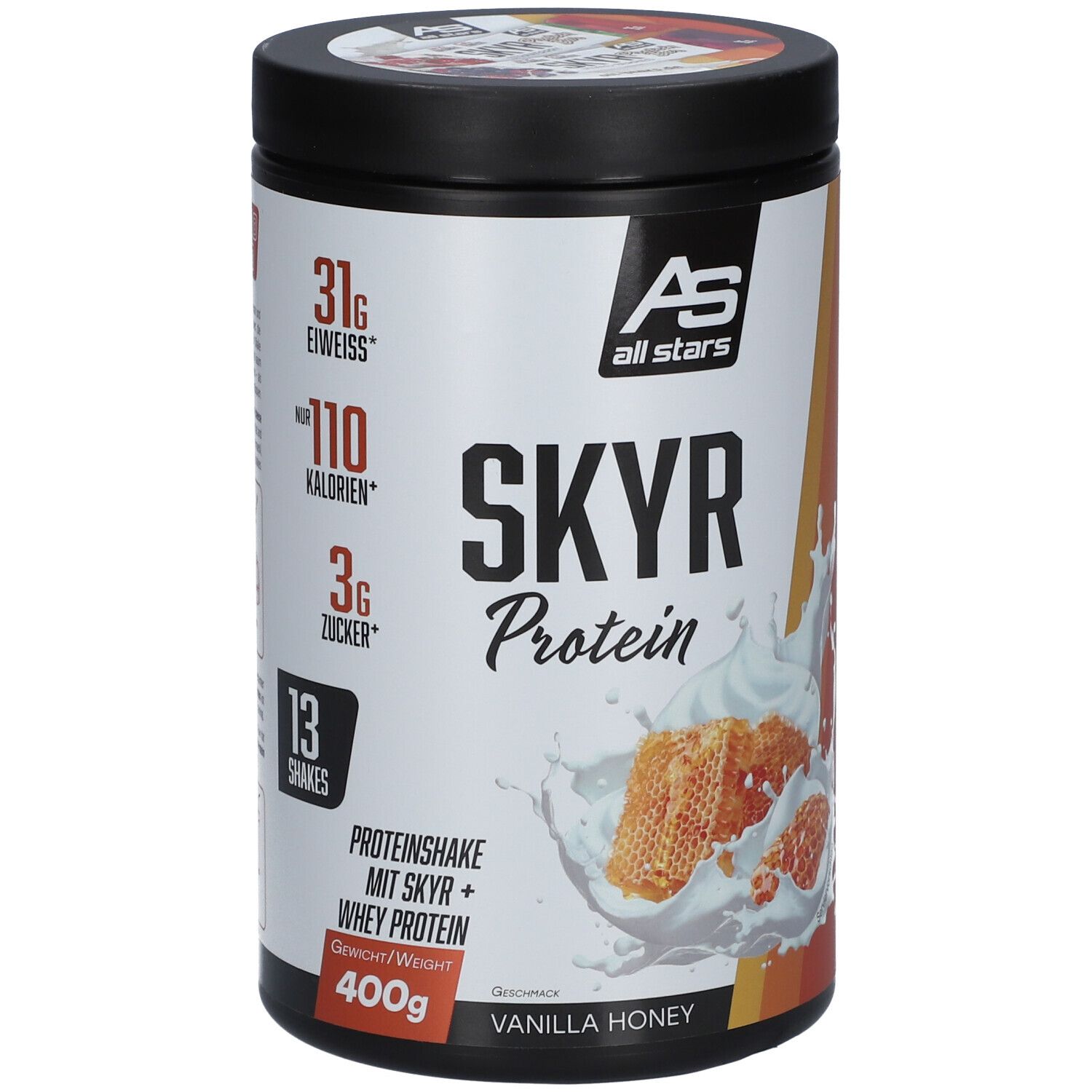 All Stars® Skyr Protein Vanilla Honey 400 g - Shop Apotheke