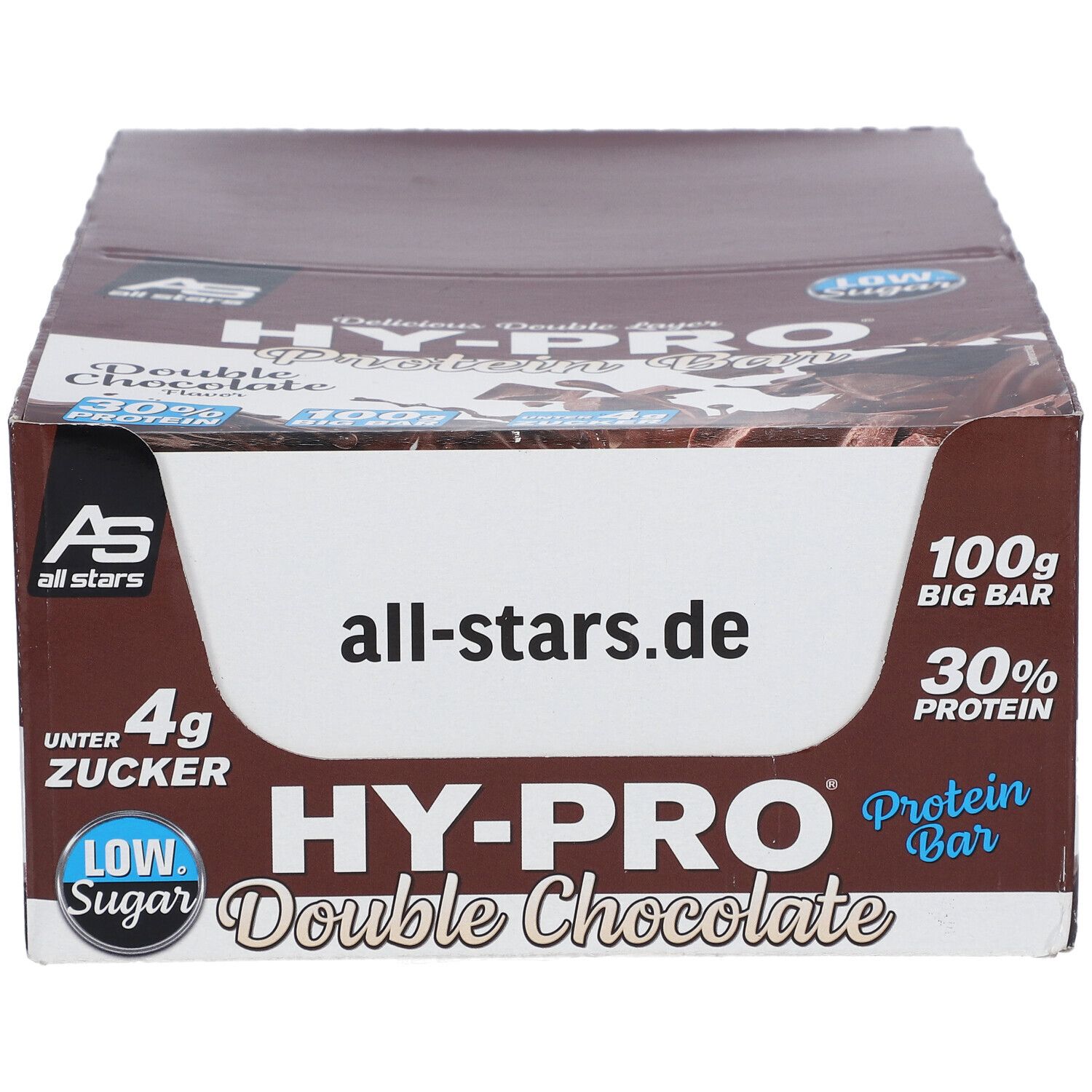 All Stars® HY-PRO Protein Bar Double Chocolate 24x100 g - Shop Apotheke
