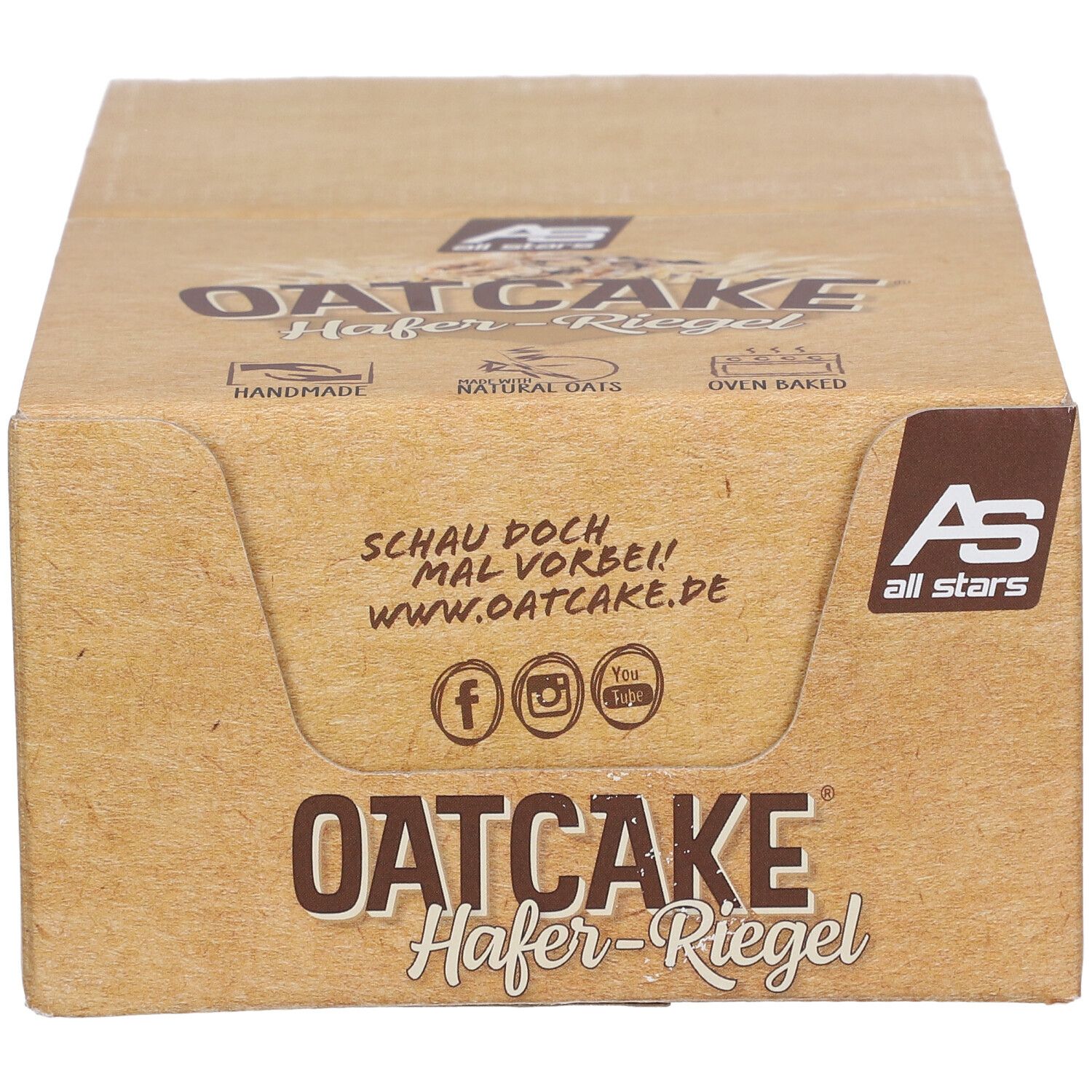 All Stars® Oatcake Hafer-Riegel Chocolate 12x80 g - Shop Apotheke