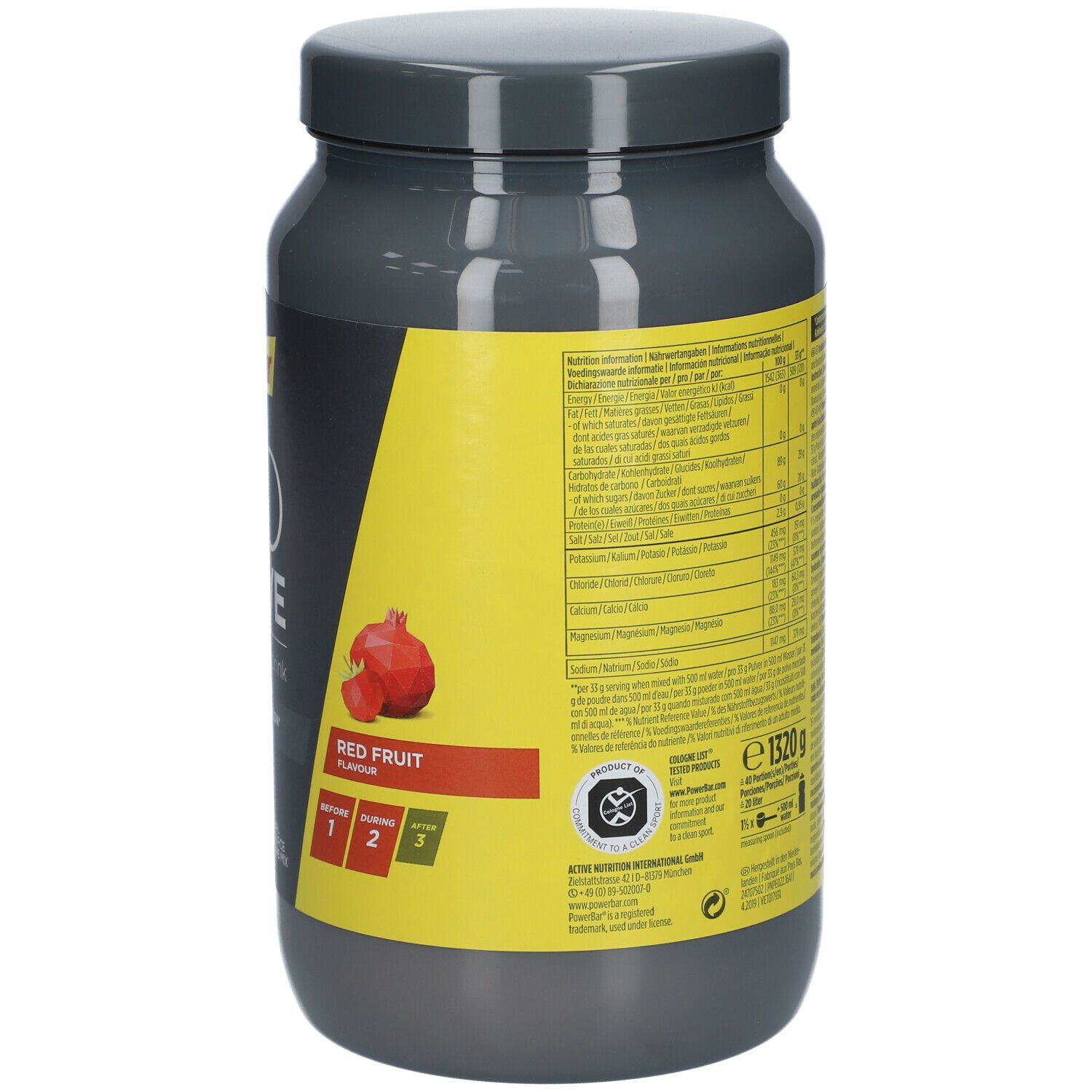 PowerBar® Isoactive Red Fruit Punch 1320 g - Shop Apotheke