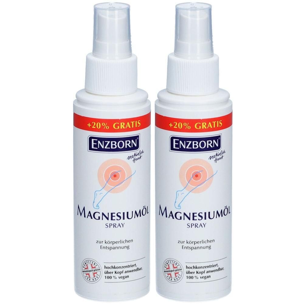 ENZBORN® Magnesiumöl Spray 2x120 ml - Shop Apotheke