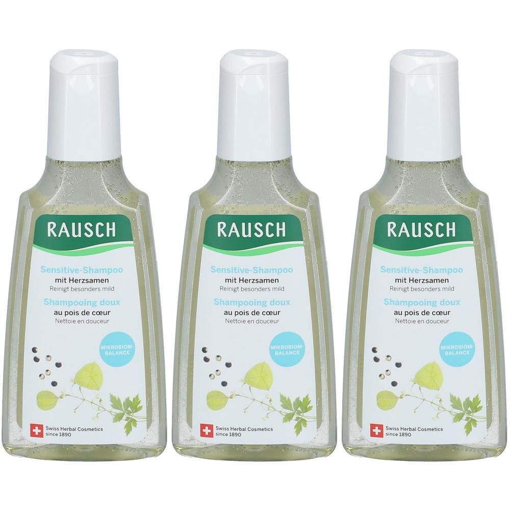 RAUSCH Sensitive-Shampoo mit Herzsamen 3x200 ml - Shop Apotheke