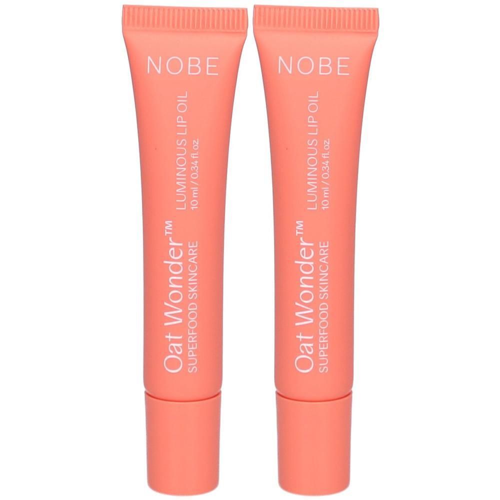 NOBE® Oat Wonder® Luminous Lip Oil 2x10 ml - Shop Apotheke