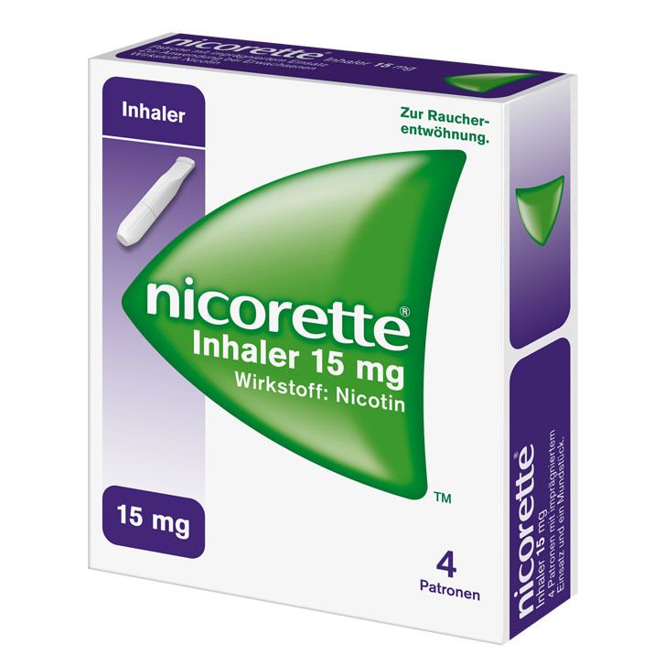 Nicorette® Inhaler 15 mg 4 St - Shop Apotheke