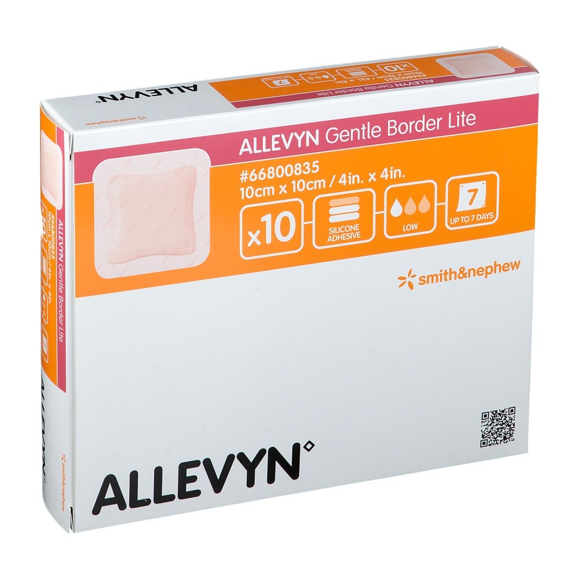ALLEVYN® Gentle Border Lite 10x10cm 10 St - Shop Apotheke