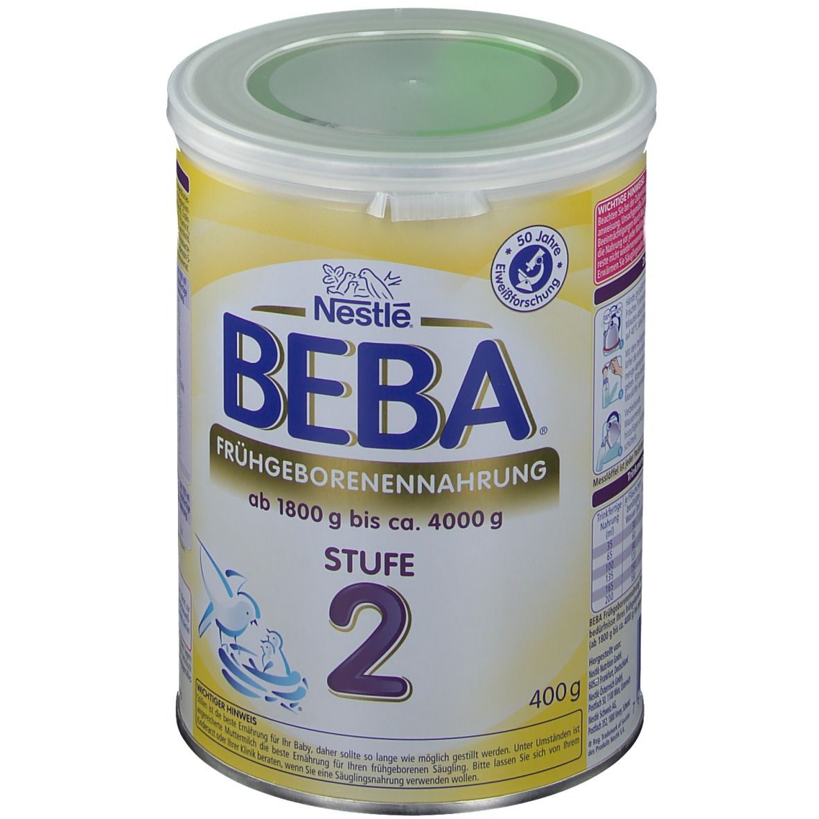 Nestlé BEBA® Frühgeborenennahrung Stufe 2 400 g - Shop Apotheke