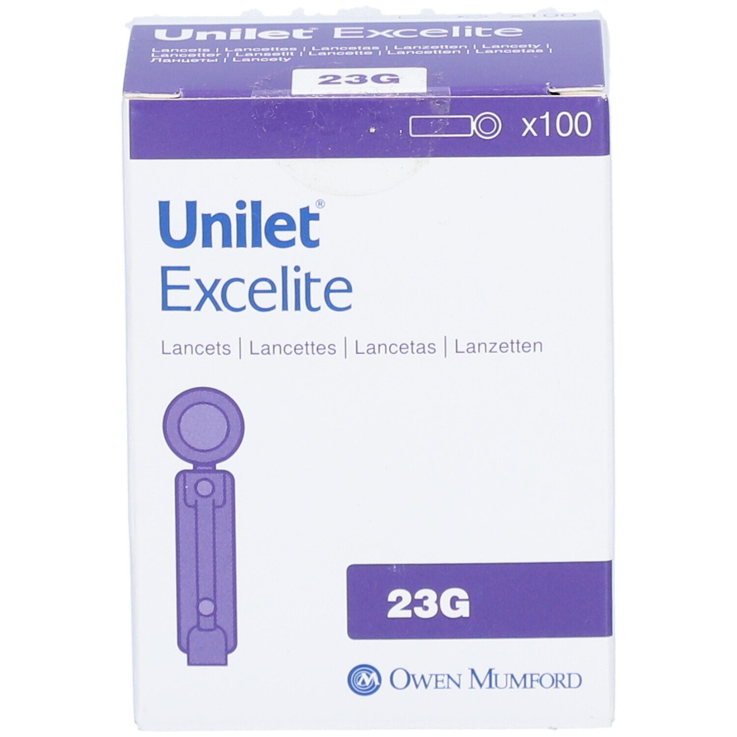 Unilet® Excelite Lanzetten 23G 100 St - Shop Apotheke
