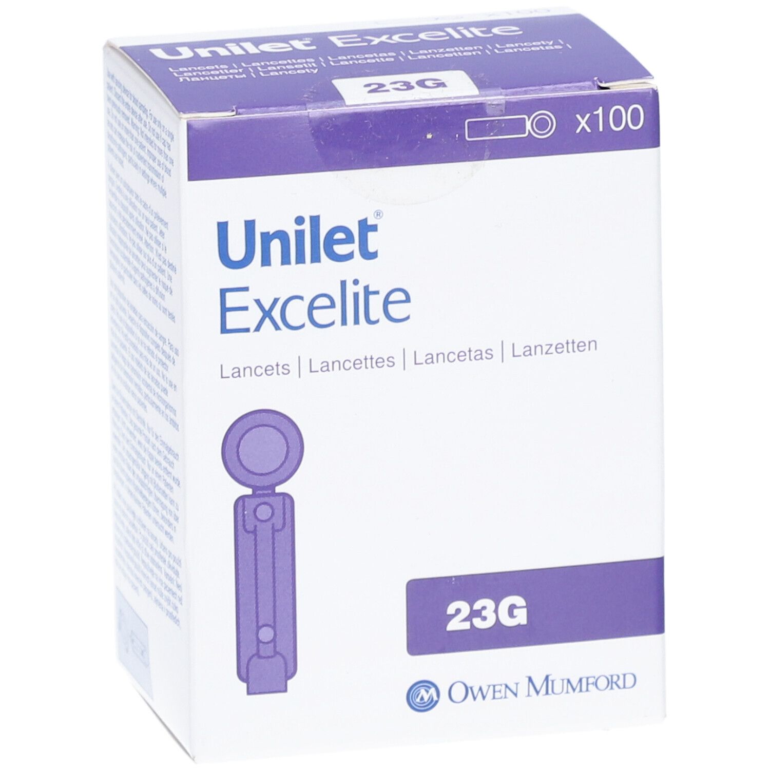 Unilet® Excelite Lanzetten 23G 100 St - Shop Apotheke