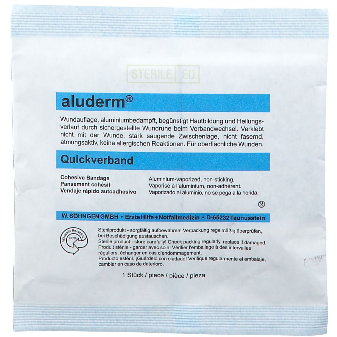 aluderm® Quickverband klein 1 St - Shop Apotheke