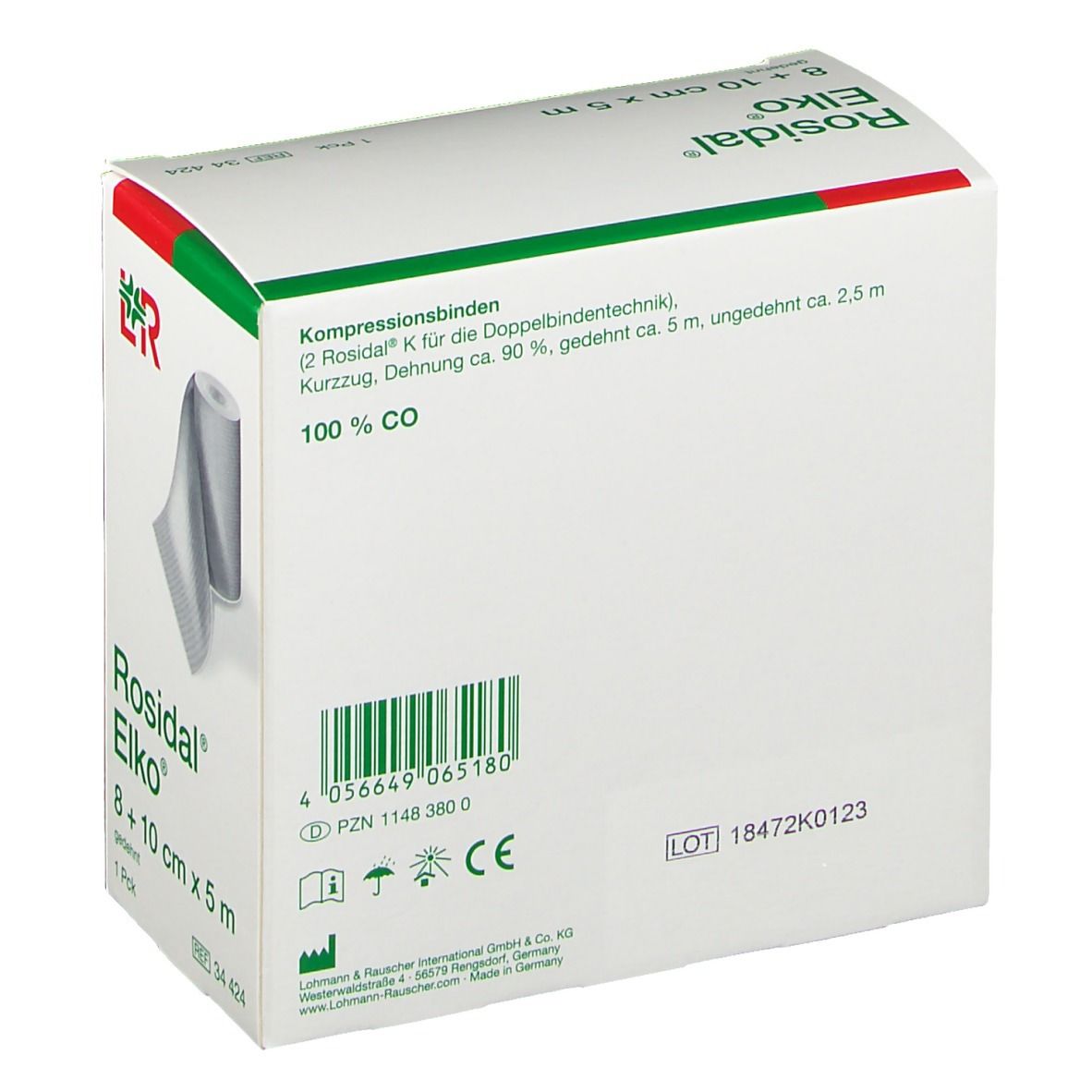 Rosidal® Elko® 10 cm x 5 m steril 2 St - Shop Apotheke