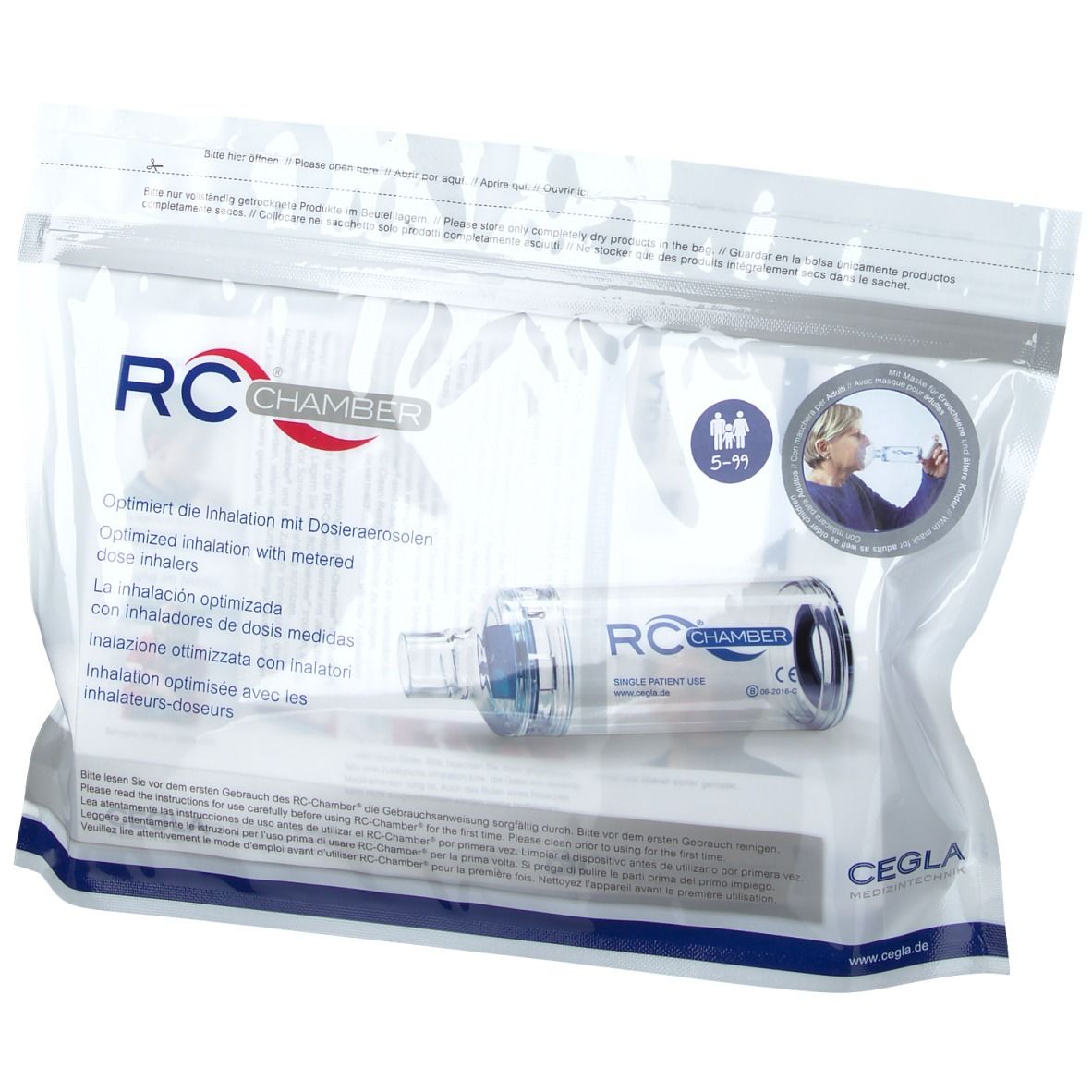 RC Chamber ® ab 5 Jahren mit Maske 1 St - Shop Apotheke