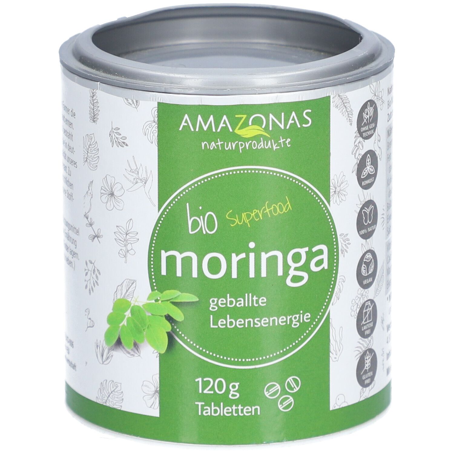 AMAZONAS bio moringa Tabletten 120 g - Shop Apotheke