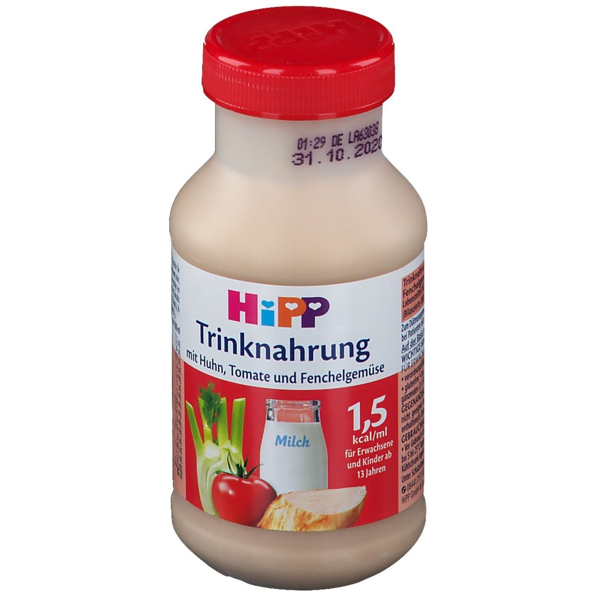 HiPP Trinknahrung Huhn, Tomaten & Fenchelgemüse 200 ml - Shop Apotheke