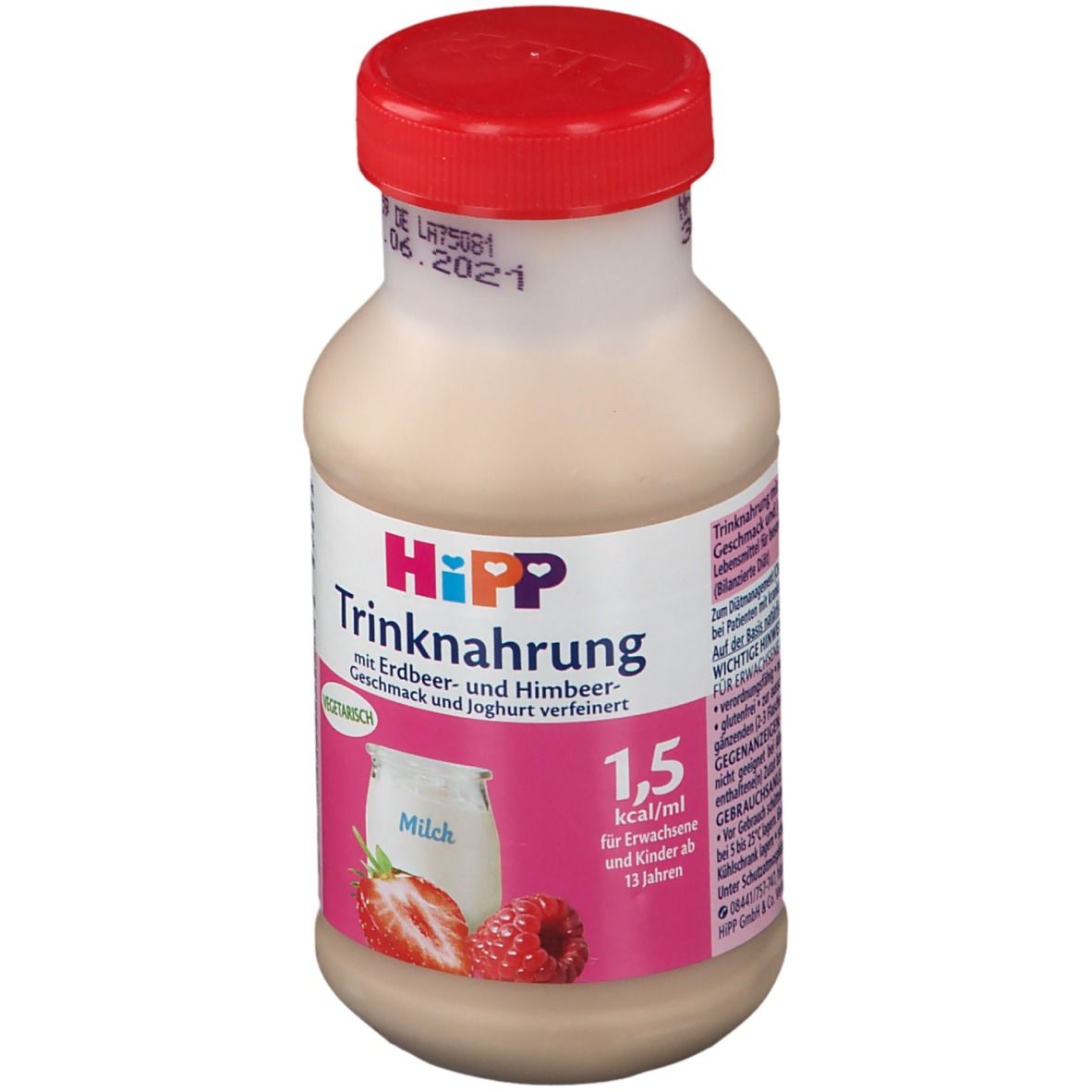 HIPP Trinknahrung mit Erdbeer und Himbeer hochkalorisch 200 ml - Shop ...