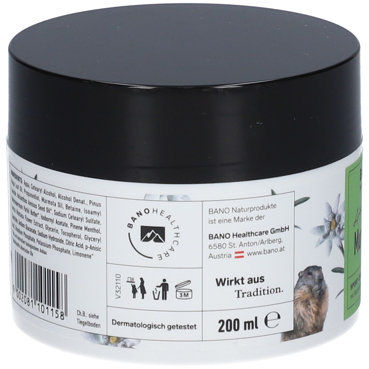 MURMELIN® NATUR MURMELTIERSALBE 200 ml - Shop Apotheke