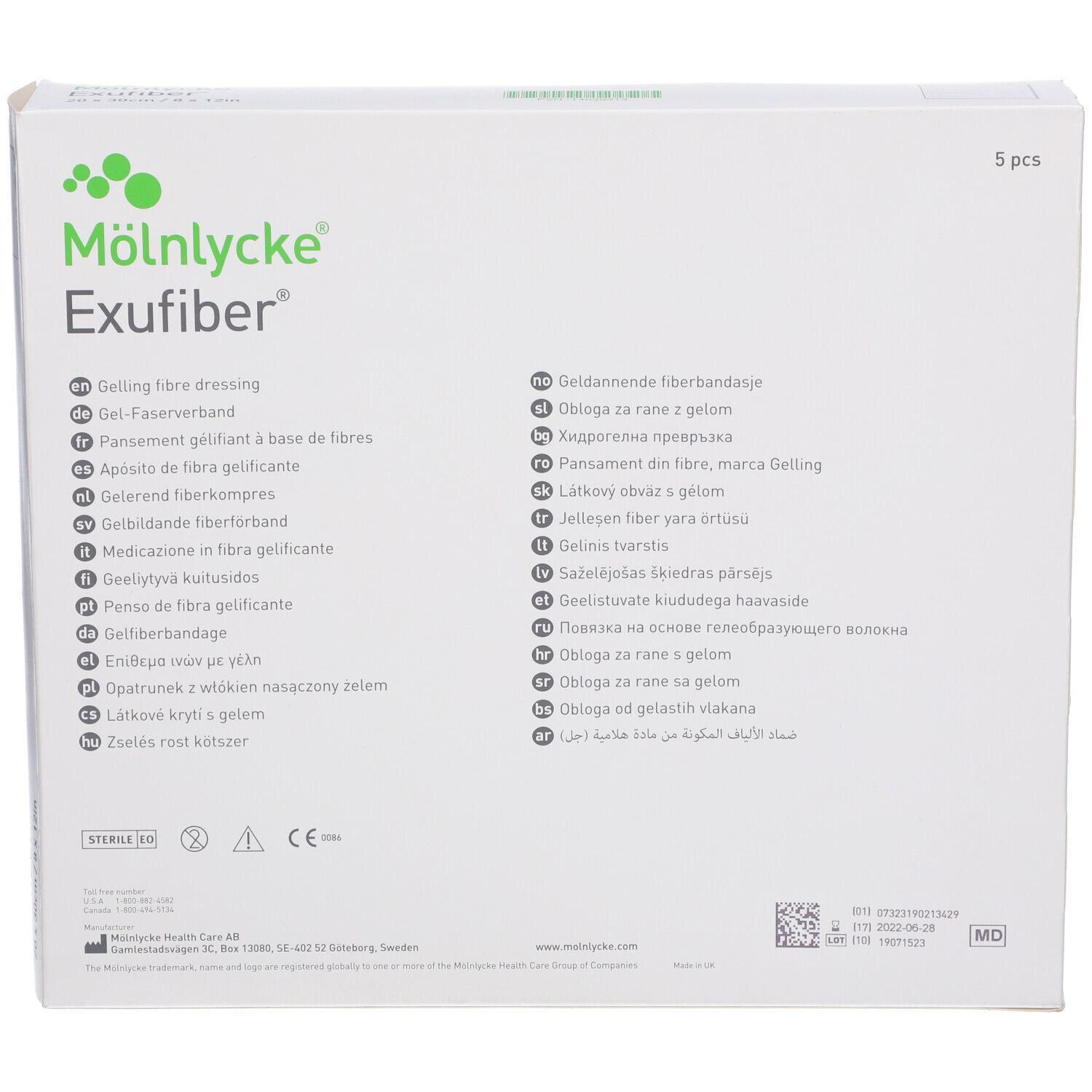 Exufiber 20 x 30 cm 5 St - Shop Apotheke