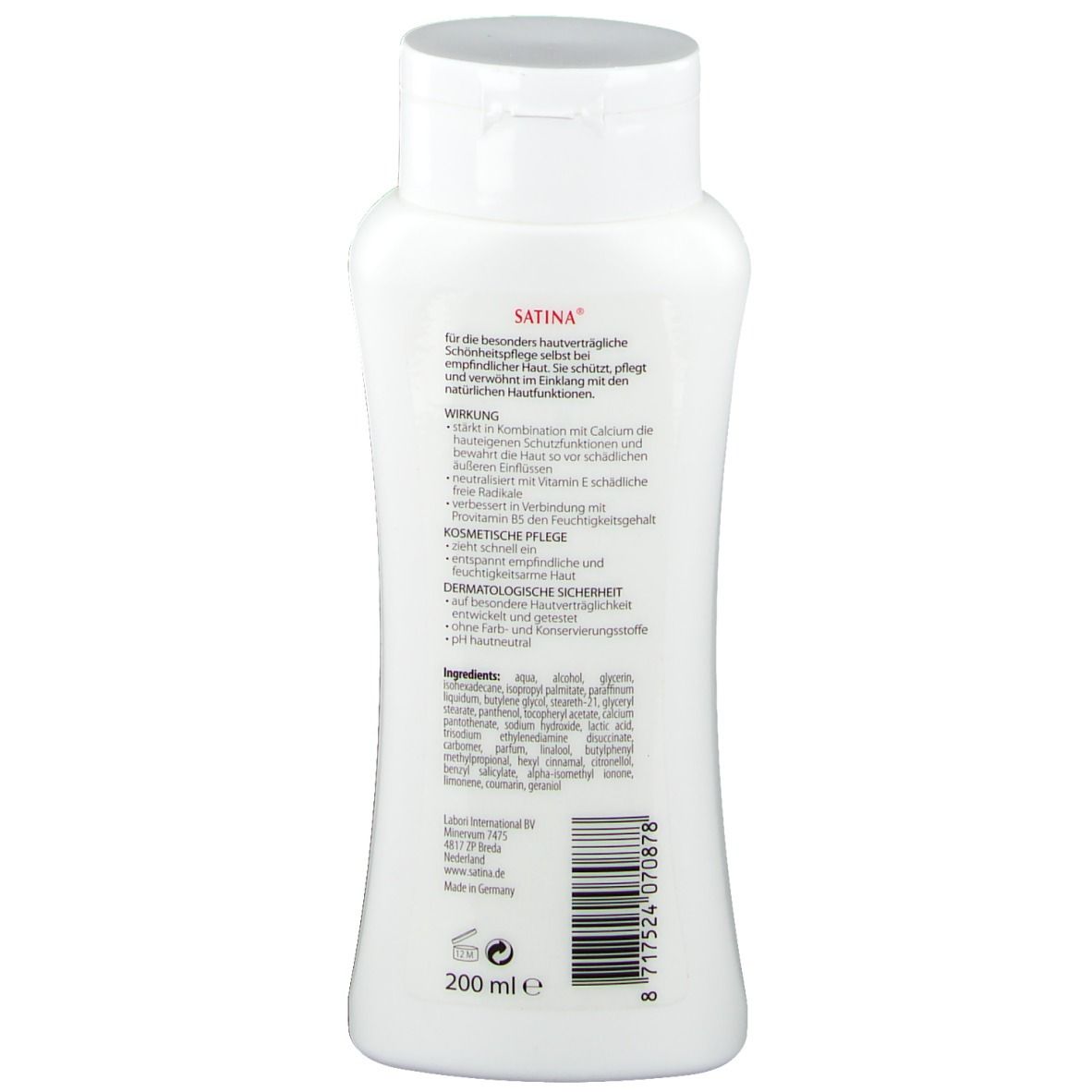 Satina ® Creme Lotion 200 ml - Shop Apotheke